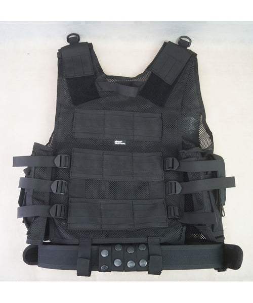 Cross Draw Tactical Vest - Black – Army and Navy Stores UK supply all ...